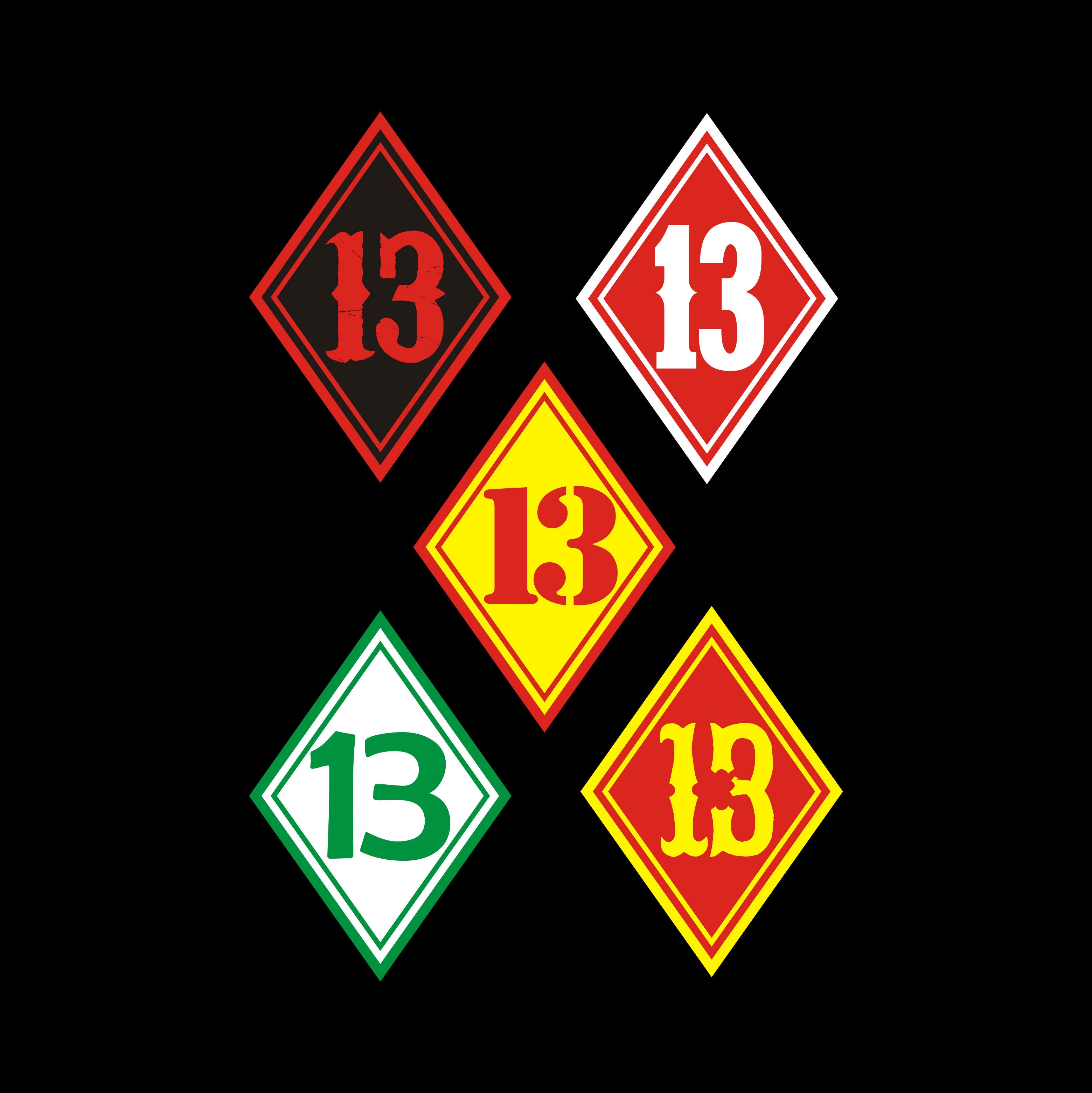 13Embroidered Biker Badge Custom Patch-2 - MotorcycleClubStore