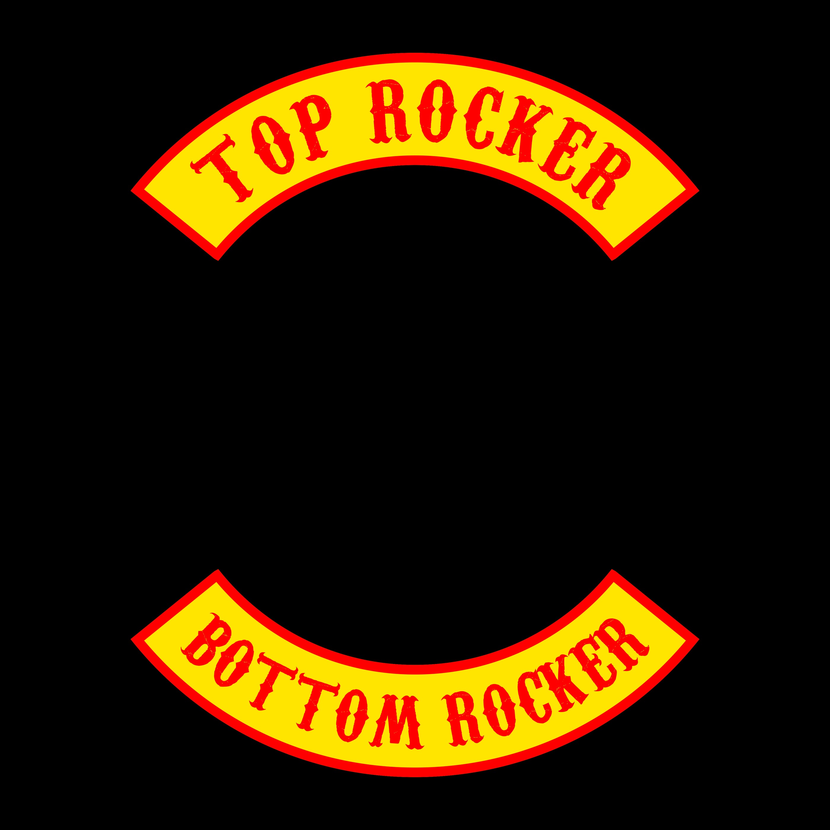 Custom Top & Bottom Rockers - MotorcycleClubStore