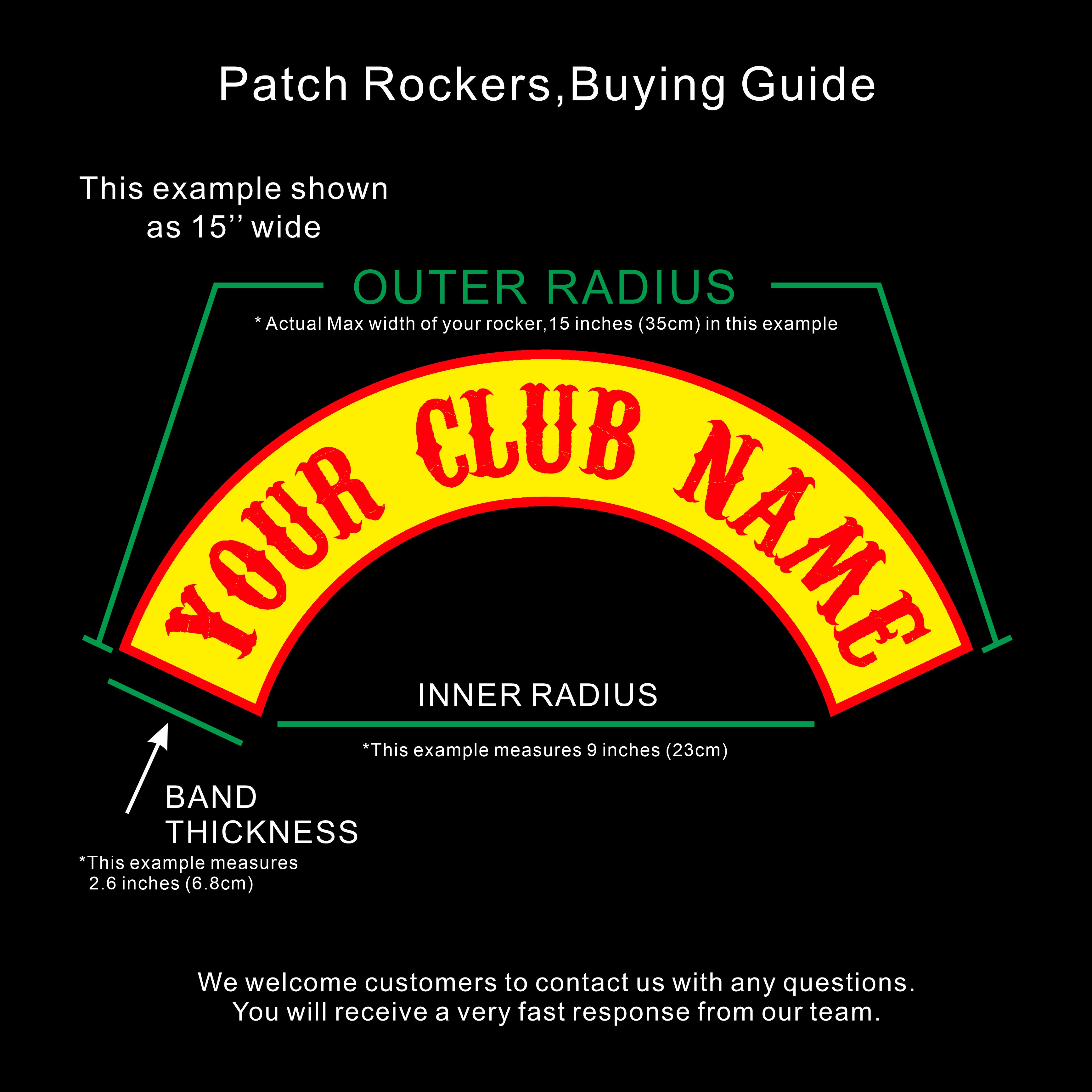Custom Motorcycle Club Patches-Biker Patches-Embroidery