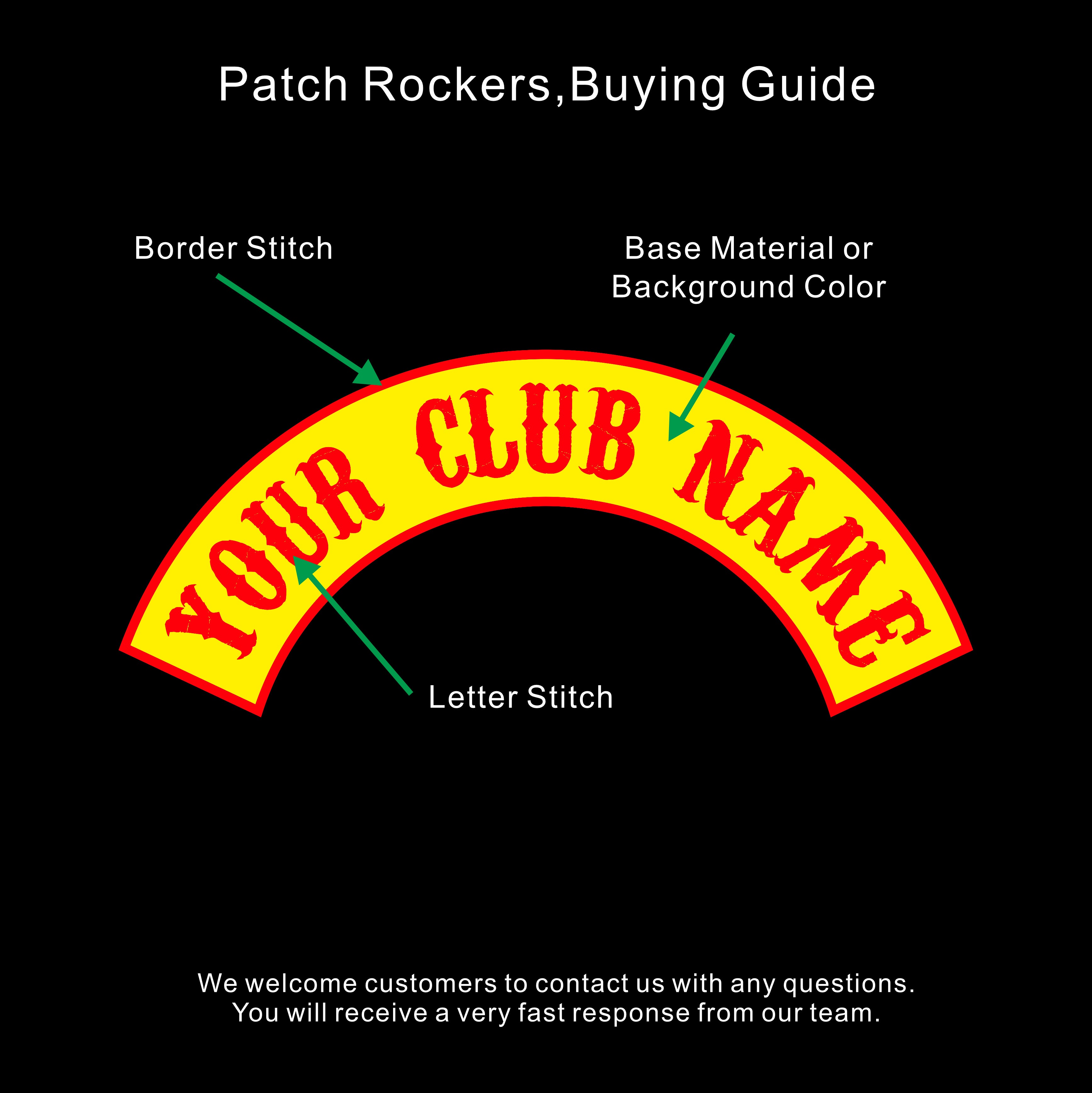 CUSTOM BOTTOM ROCKER - MotorcycleClubStore