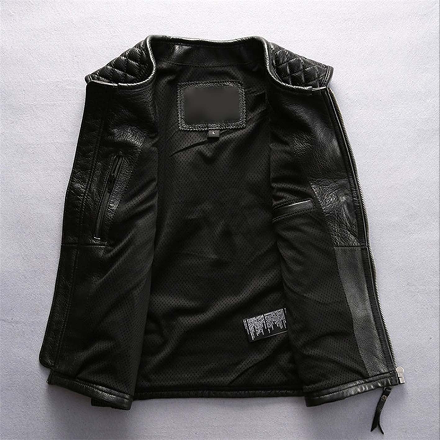 CUSTOM LEATHER VEST, DESIGNED FOR MOTORCYCLE CLUB MEMBERS MC-VEST07 ...